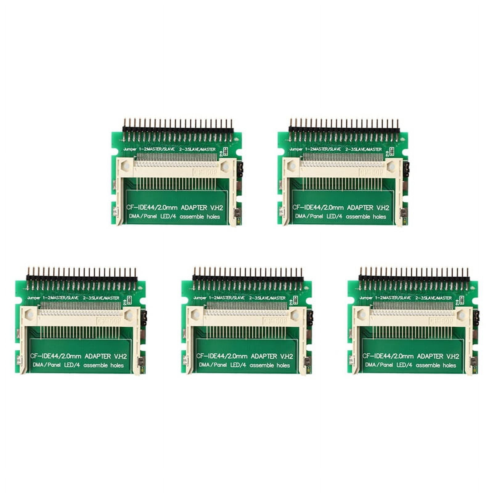 5X Pin-Bare Laptop 44-Pin Male IDE to Card Adapter,5 x 44 Pin Adapter ...