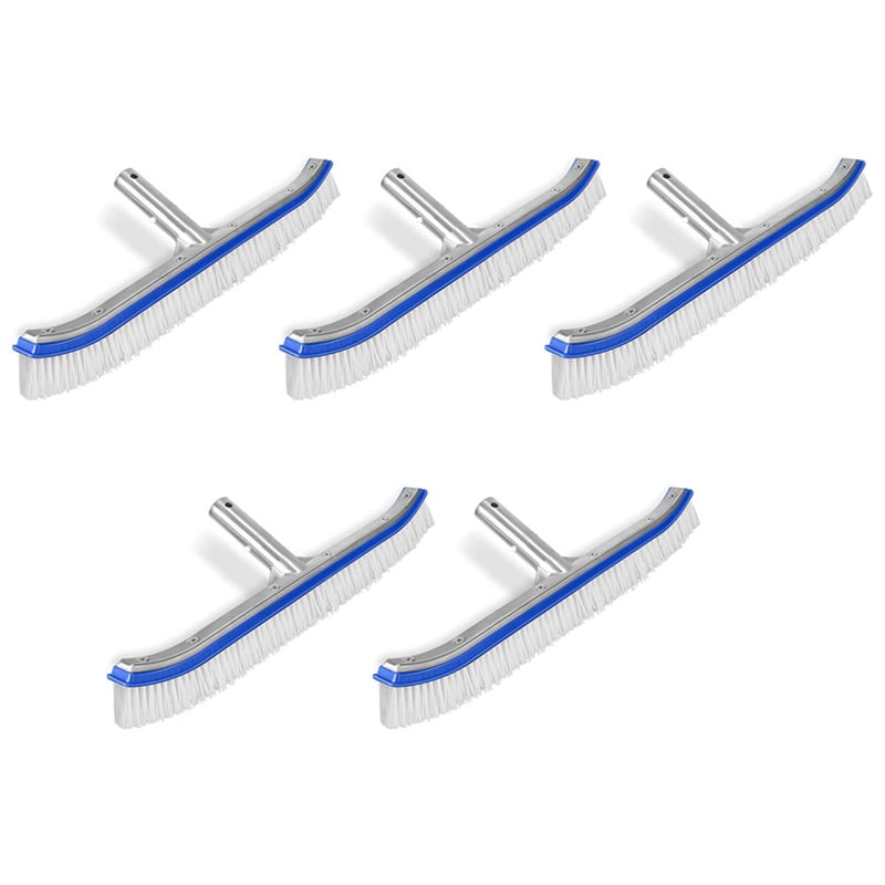 5X Pool Brush, Swimming Pool Wall & Tile Brush 18 Inch Swimming Pool ...
