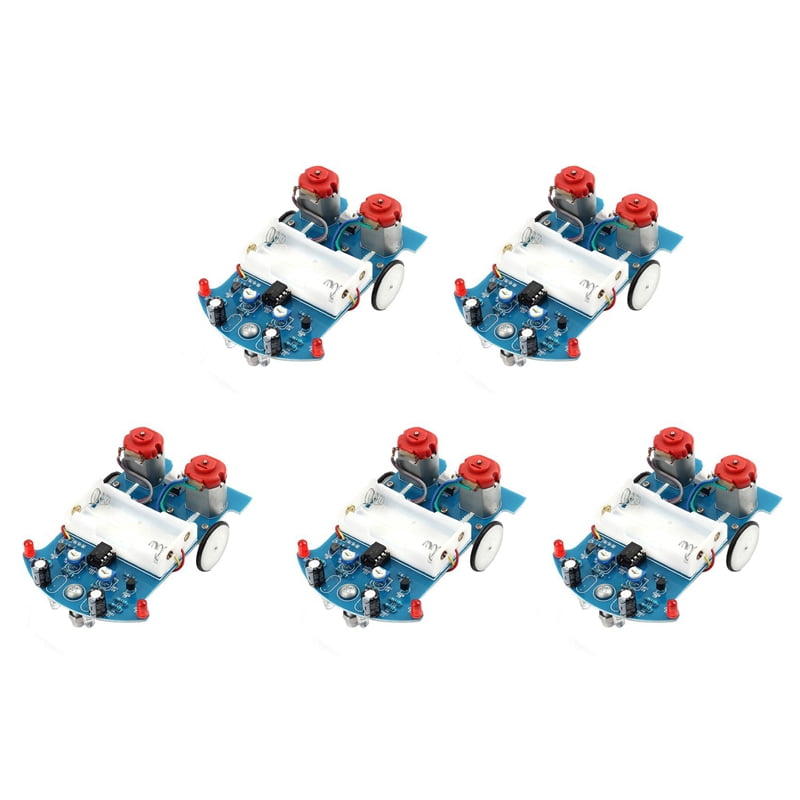 5X Practice Soldering Learning Electronics Kit Smart Car Project Kits ...