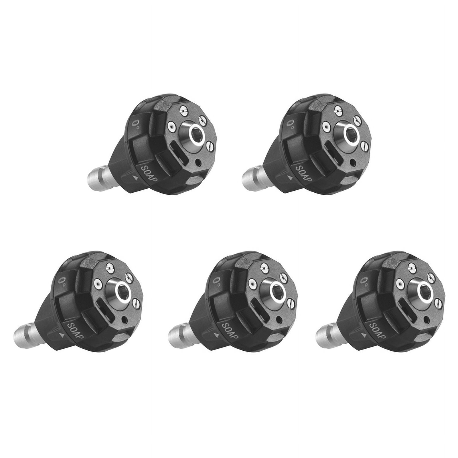 5X Pressure Washer 6-In-1 Nozzle Tip, Quick Change Over and Easy ...