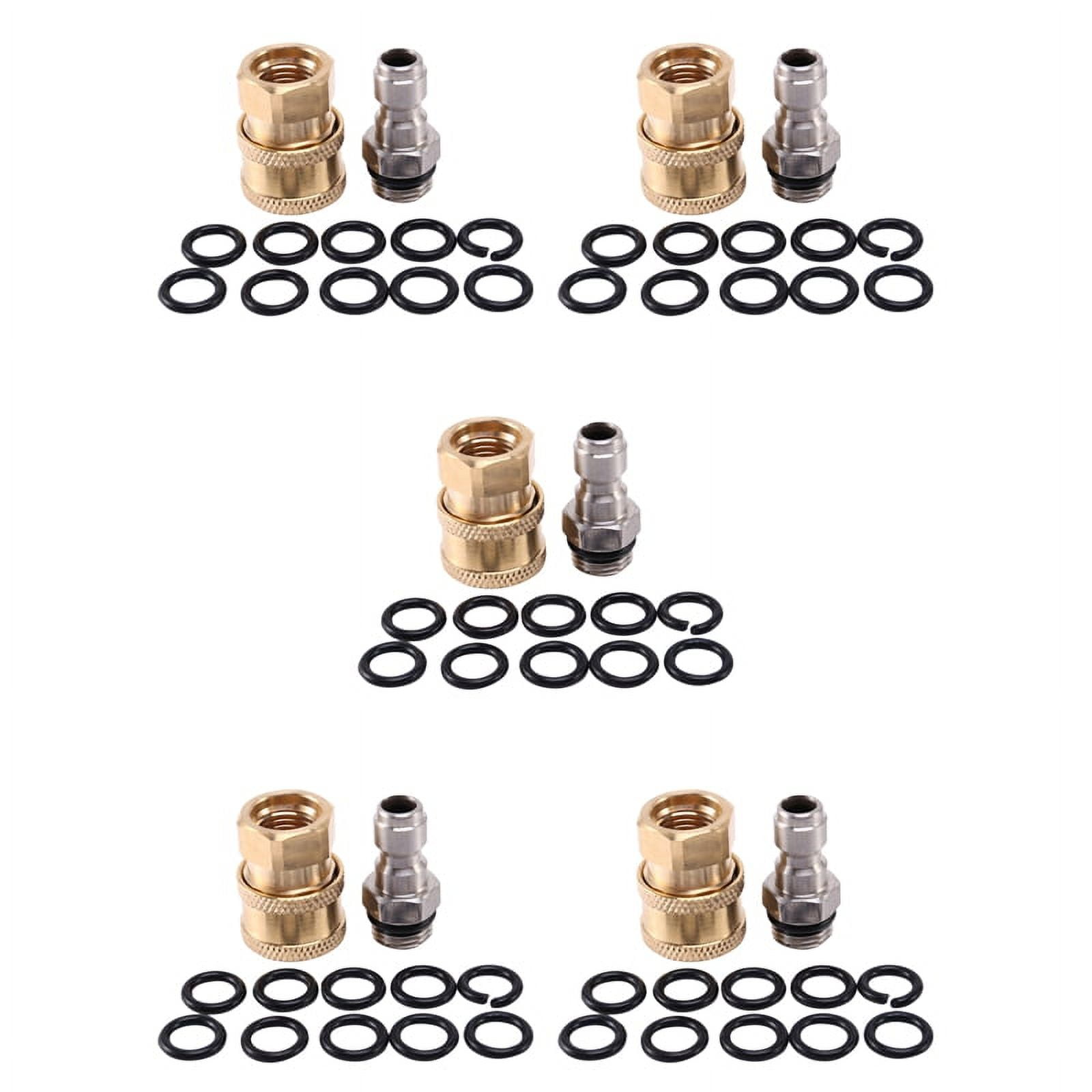 5X Pressure Washer Adapter Set,1/4 Inch Quick Disconnect Kit with 50 ...