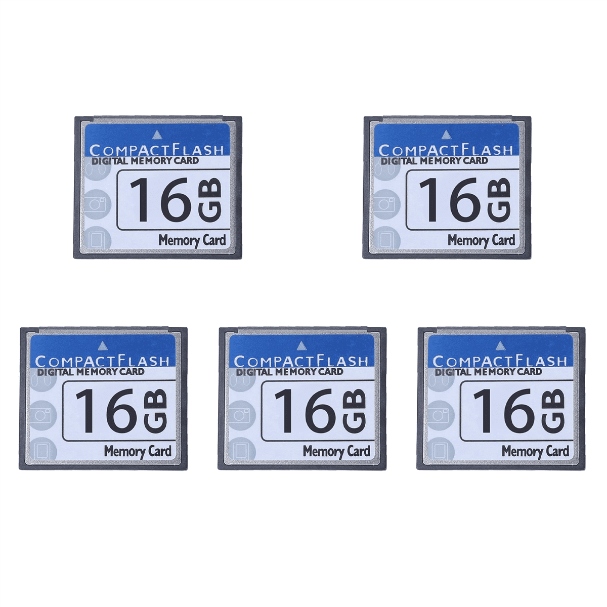 5X Professional 16GB Compact Flash Memory Card(White&Blue) - Walmart.com