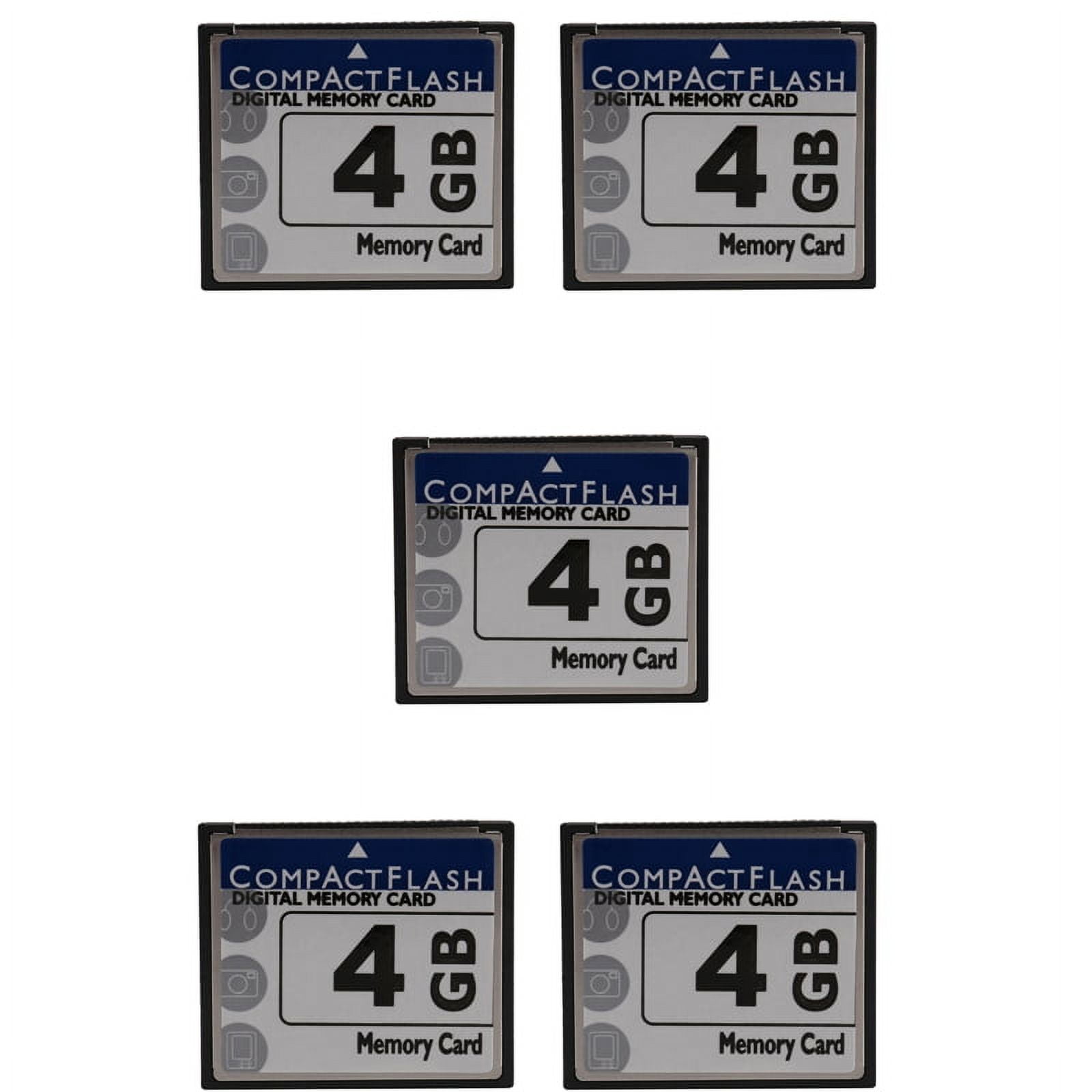 5X Professional 4GB Compact Flash Memory Card(White&Blue) - Walmart.com