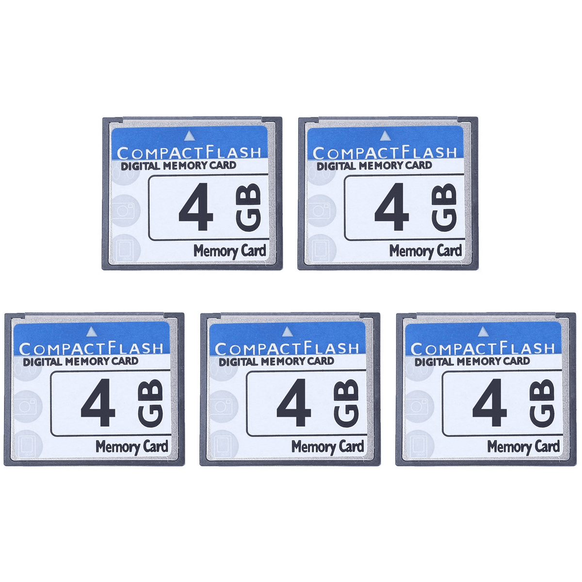 5X Professional 4GB Compact Flash Memory Card for Camera, Advertising Machine, Industrial ...
