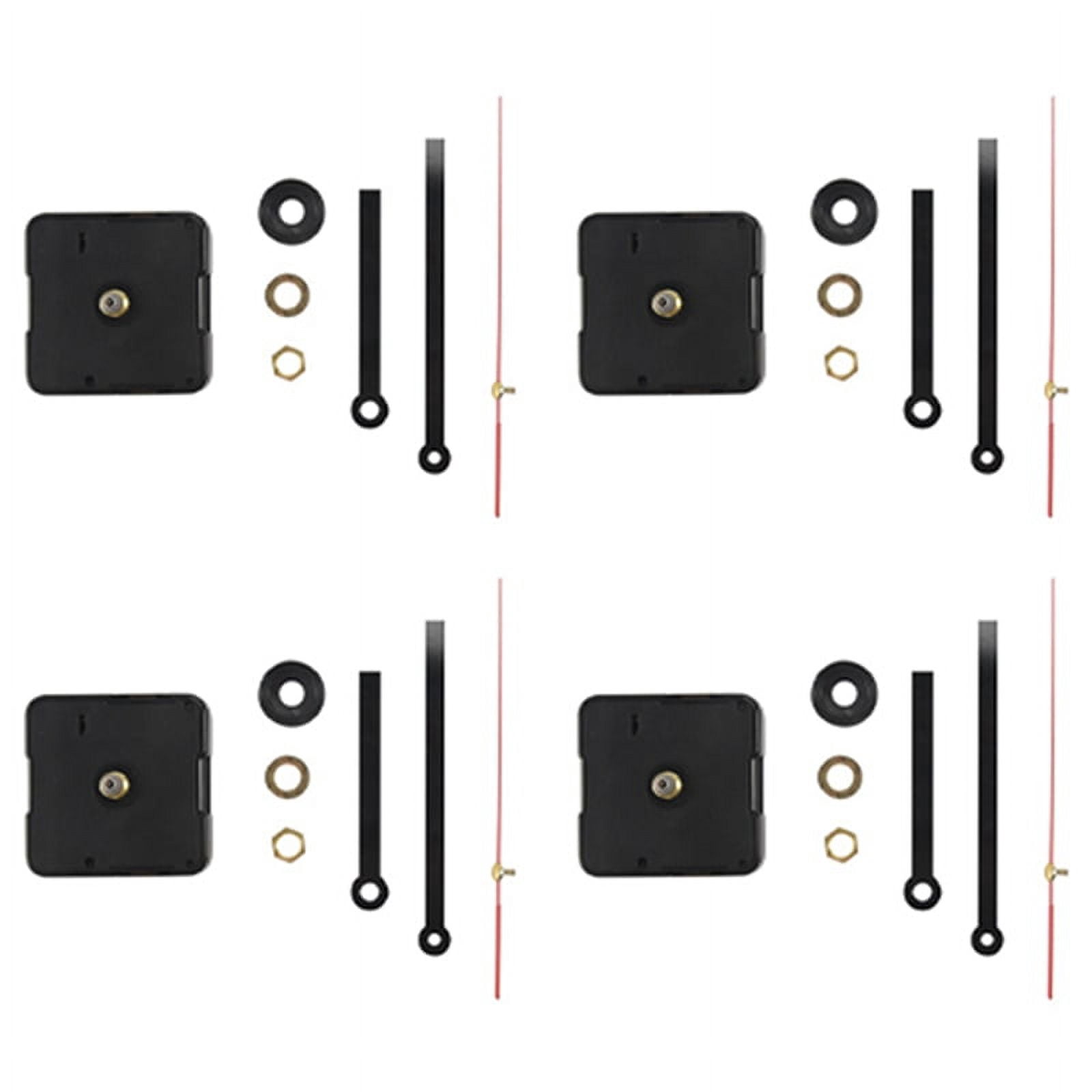 5X Quartz Clock Movement Mechanism DIY Repair Parts Black + Hands,5 x ...