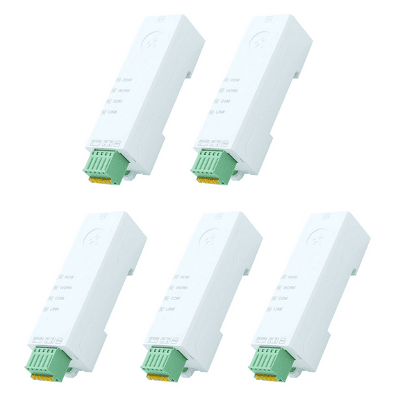 5X RS485 to Ethernet Converter Tiny Size Serial Server -DR134 Support ...