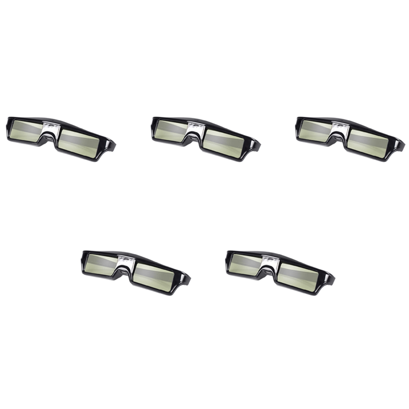 5X Rechargeable Active Shutter 3D Glasses for ALL DLP Projector,5 x ...