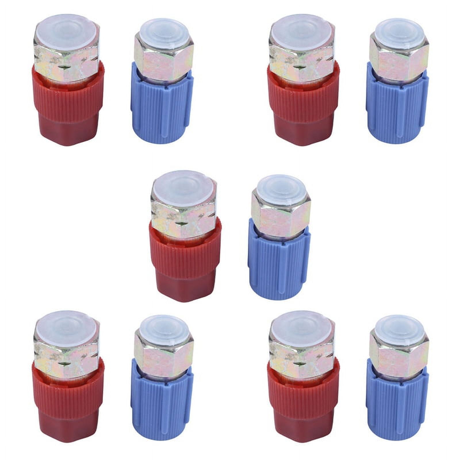 5X Retrofit 7/16 to 3/8 Conversion Adapter R12 to R134A High/Low AC ...