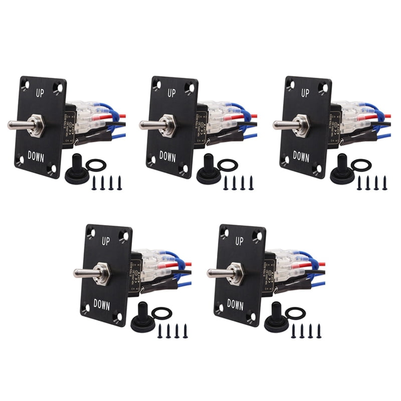 5X Rocker Toggle Switches Momentary 6 Pin 3 Position (on)--(on)UP/Down ...