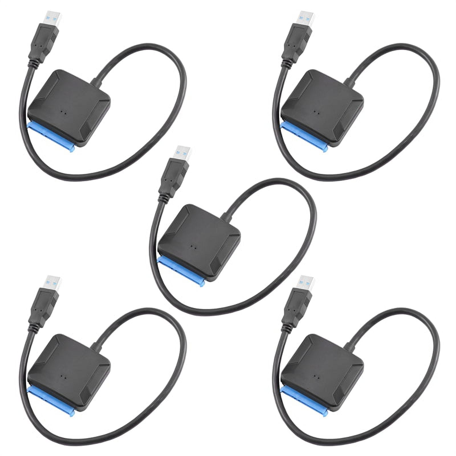 5X SATA to USB 3.0 2.5/3.5 HDD SSD Hard Drive Converter Cable Line ...