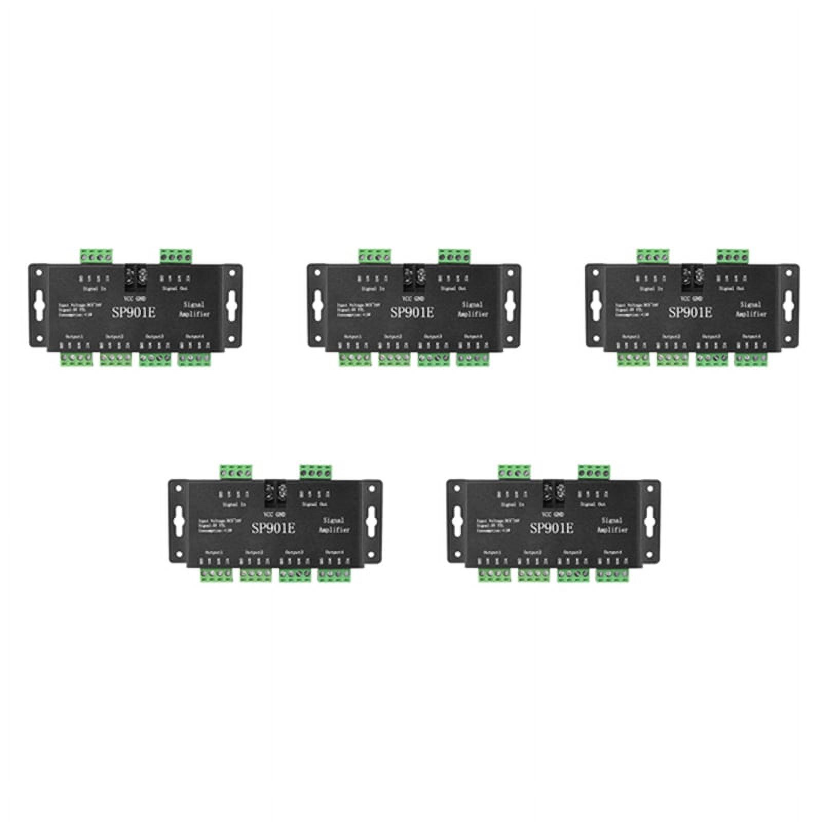5X SP901E LED Pixel SPI Signal Amplifier Repeater Addressable LED Strip ...