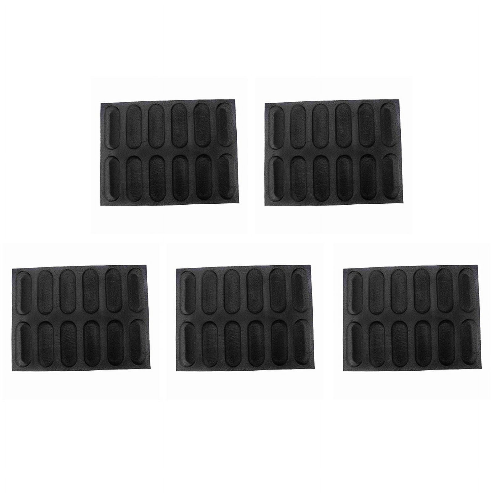5X Silicone Pan-Non-Stick Perforated French Bread Pan Forms,Hot Dog ...