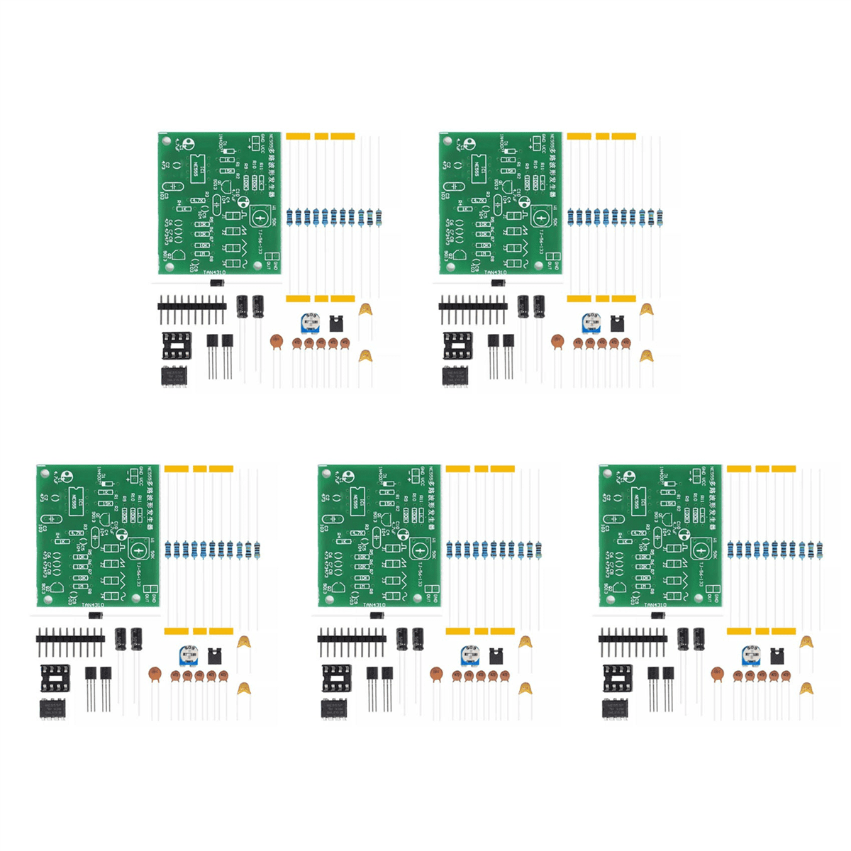 5X Sine Triangle Square Wave NE555 Multi-Channel Waveform Generator ...