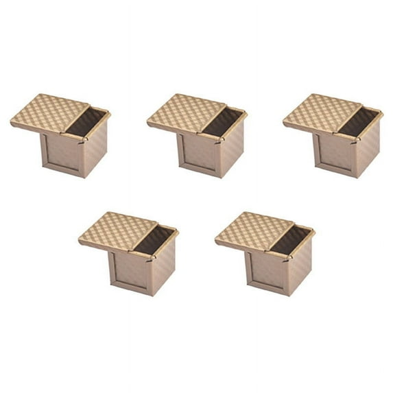 5X Square Loaf Pan with Lid Toast Mold Bread Pan Pullman Loaf Pan with ...