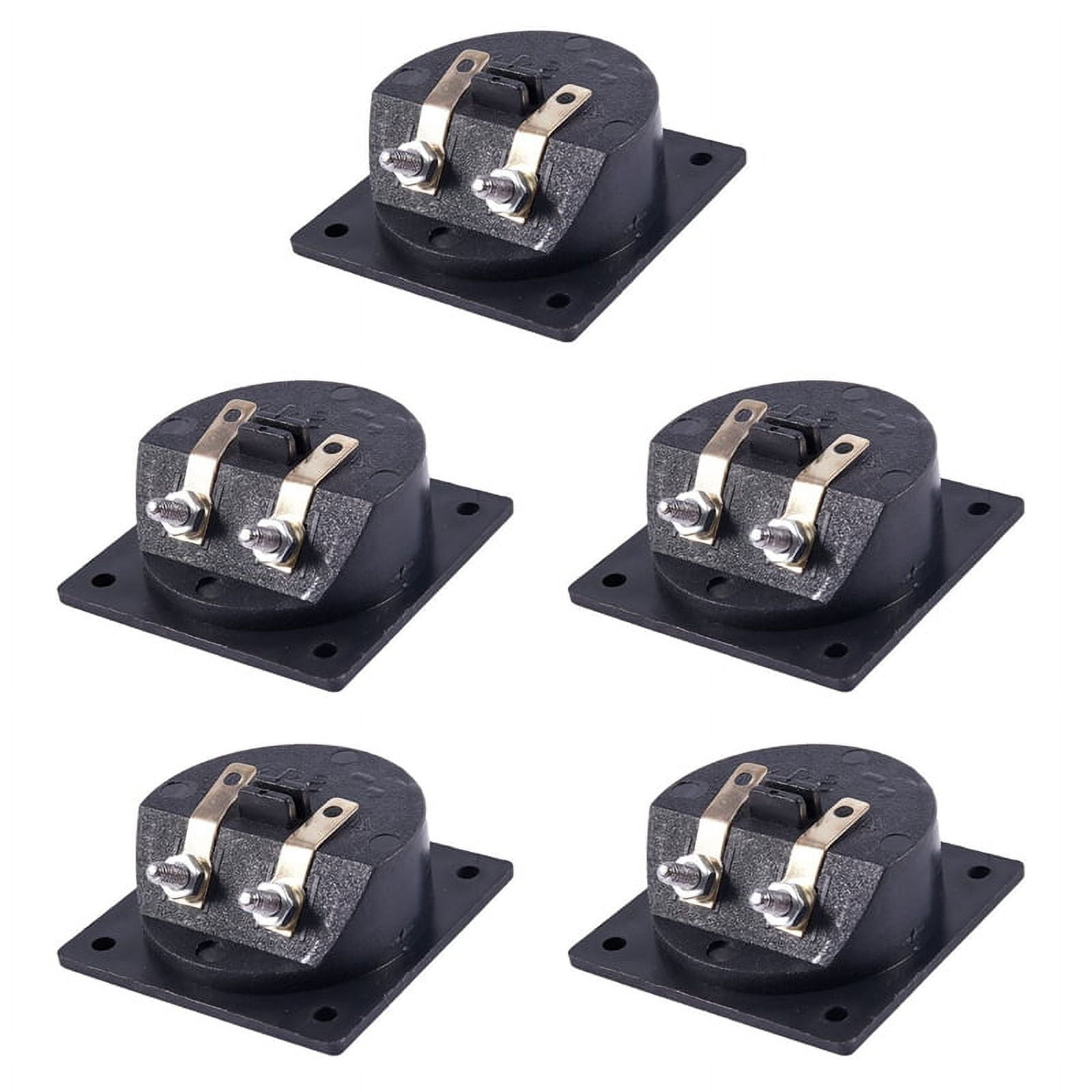 5X Square Shape Double Binding Post Type Speaker Box Terminal Cup Black ...