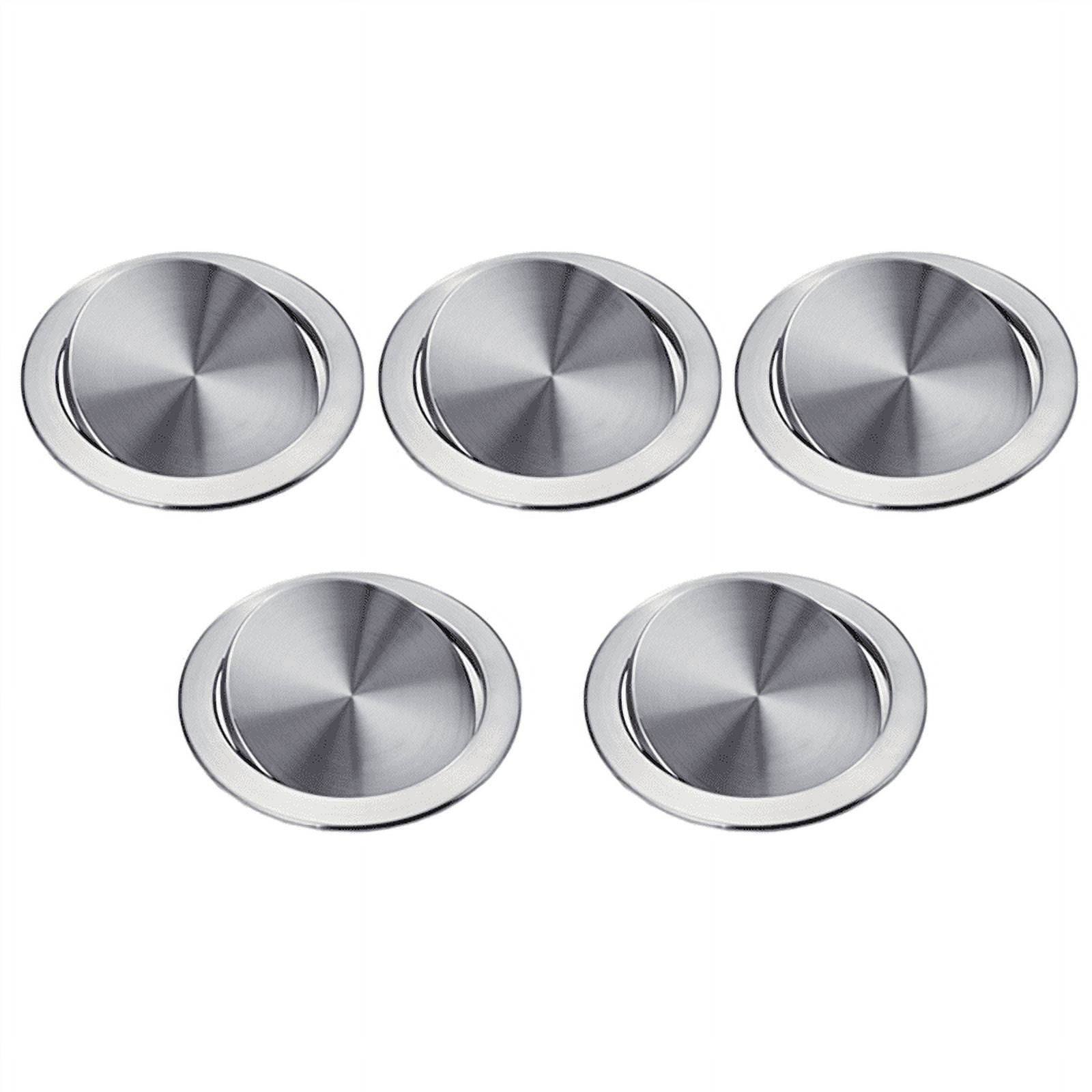 5X Stainless Steel Garbage Flap Lid Trash Bin Cover Flush Built-in ...