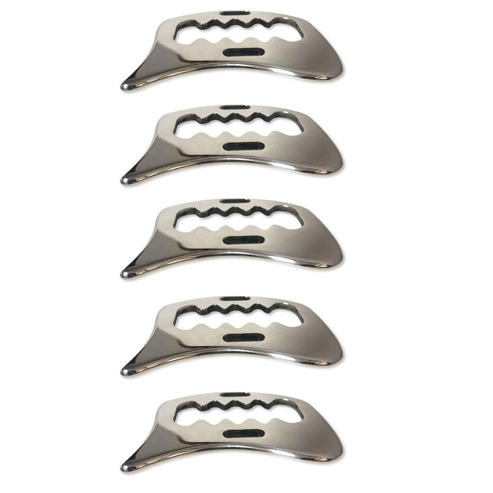 5X Stainless Steel Gua Sha Scraping Massage Tool Soft Tissue ...