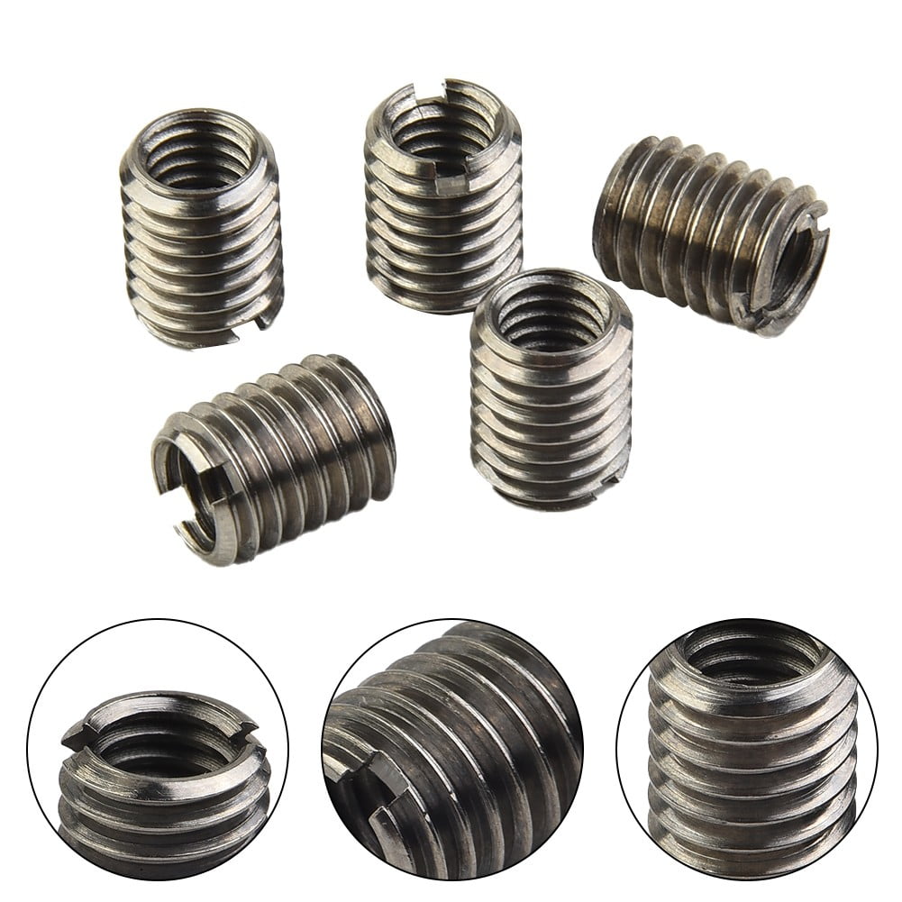 5X Stainless Thread Adapters M8 8Mm Male To M6 6Mm Female Threaded ...