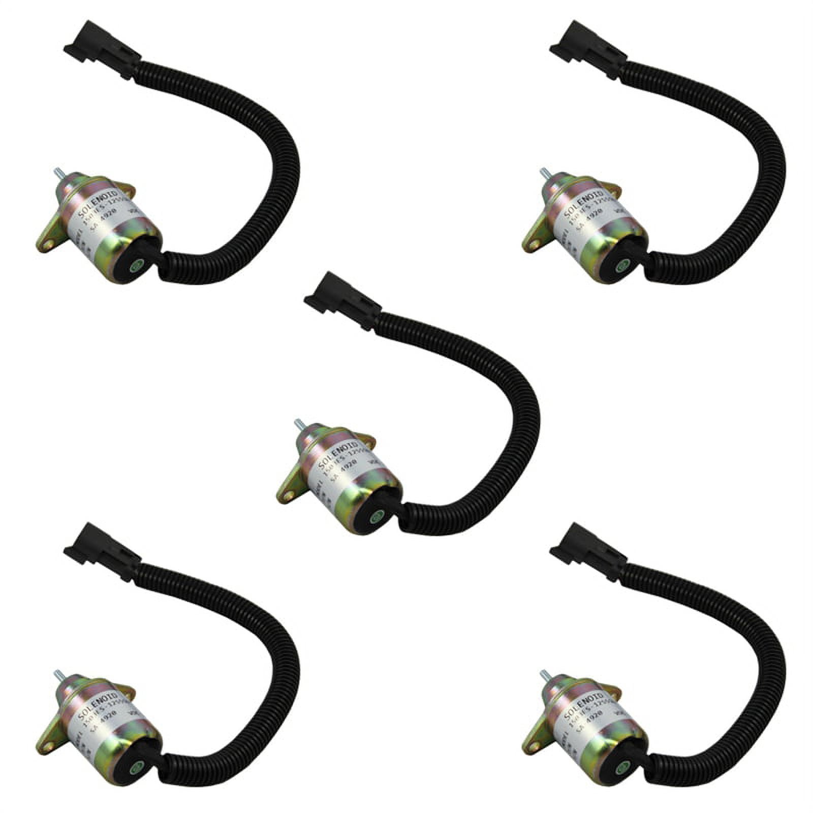 5X Stop Shut Off Shutdown Solenoid for Engine Replaces Thermo King 41 ...