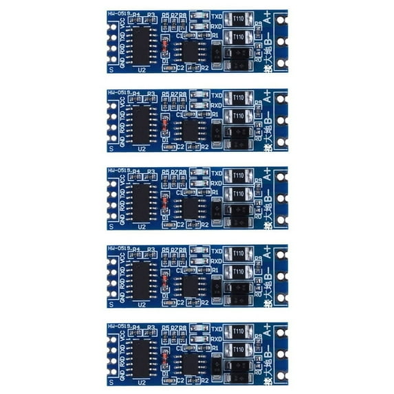5X TTL to RS485 Adapter 485 Serial Port UART Level Converter Module 3 ...