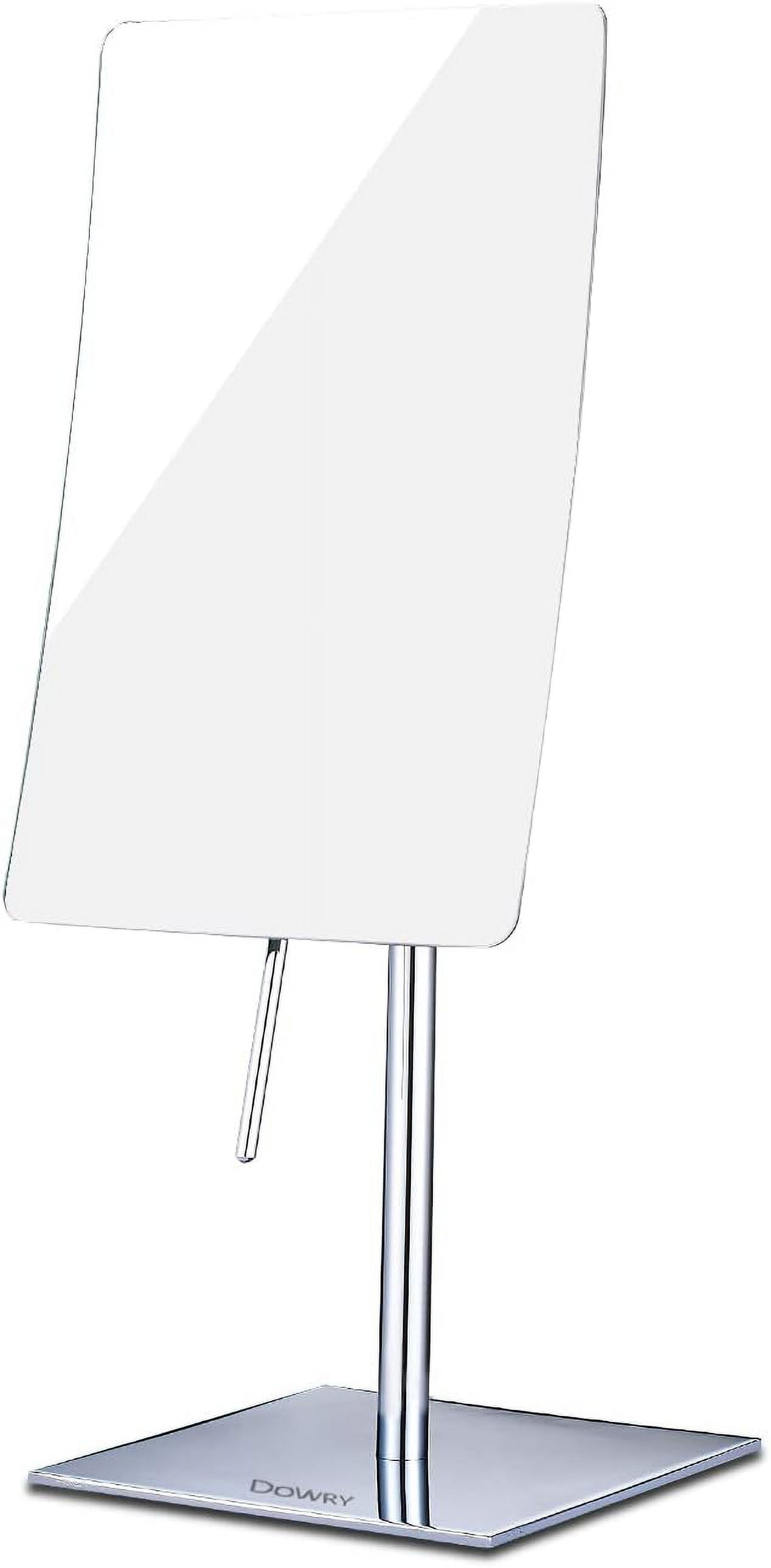 5X Tabletop Magnifying Makeup Mirror Adjustable Rectangular Vanity ...