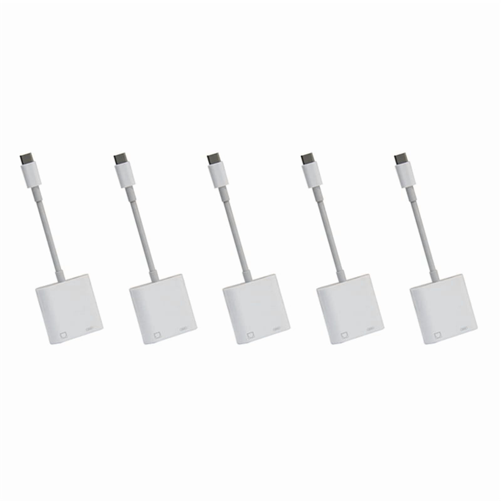 5X Type C OTG Ethernet Adapter USB C to RJ45 Ethernet LAN Wired Network ...
