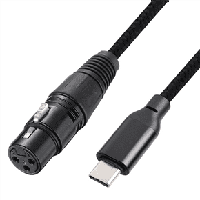 USB to XLR Microphone Converters and Audio Cables for Recording