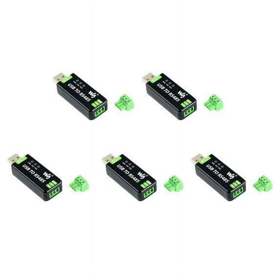 5X USB to RS485 Serial Converter RS485 Communication Module 300-921600Bps Built-in ESD ...