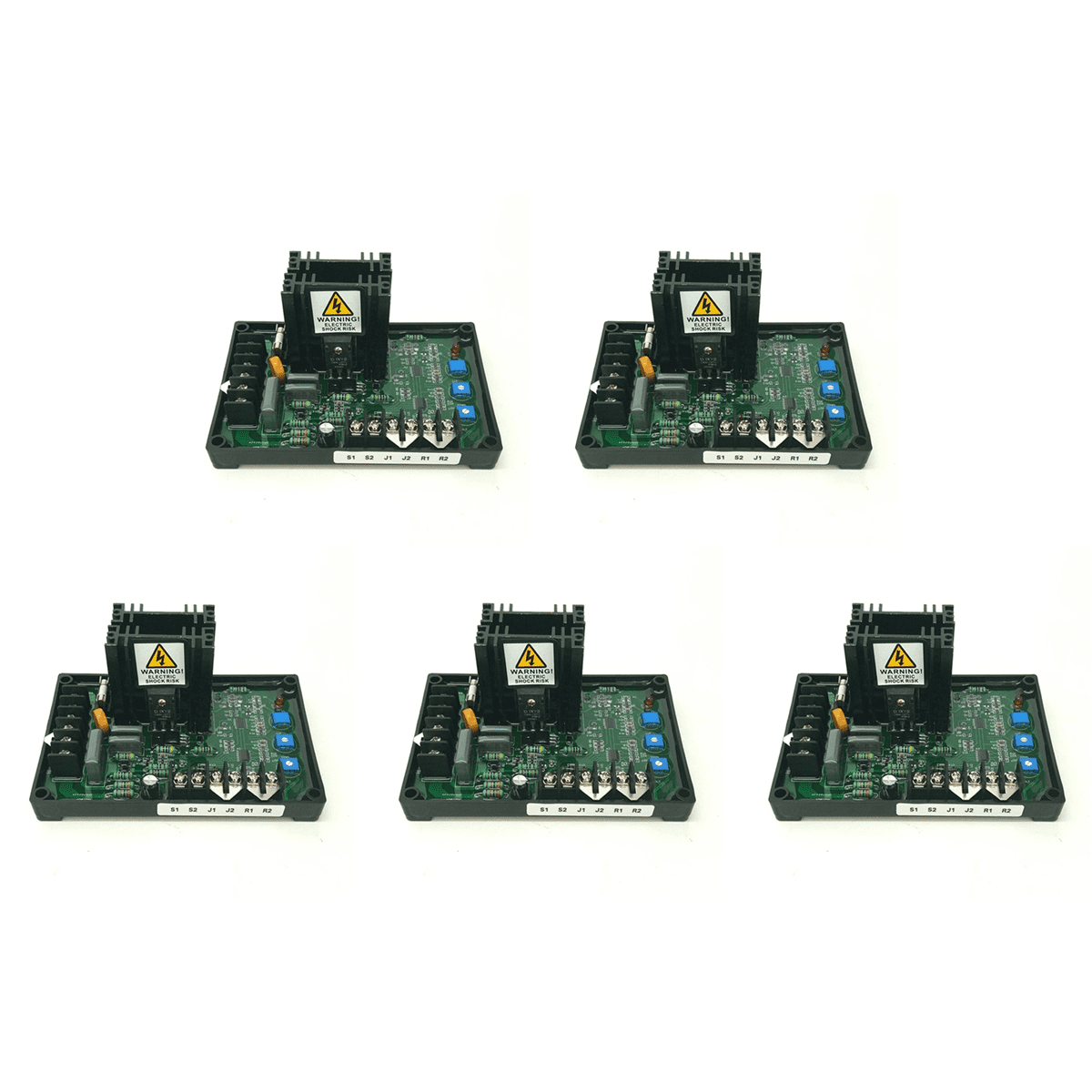 5X Universal 15A Brushless AVR GAVR-15A Universal 200KVA Generator ...