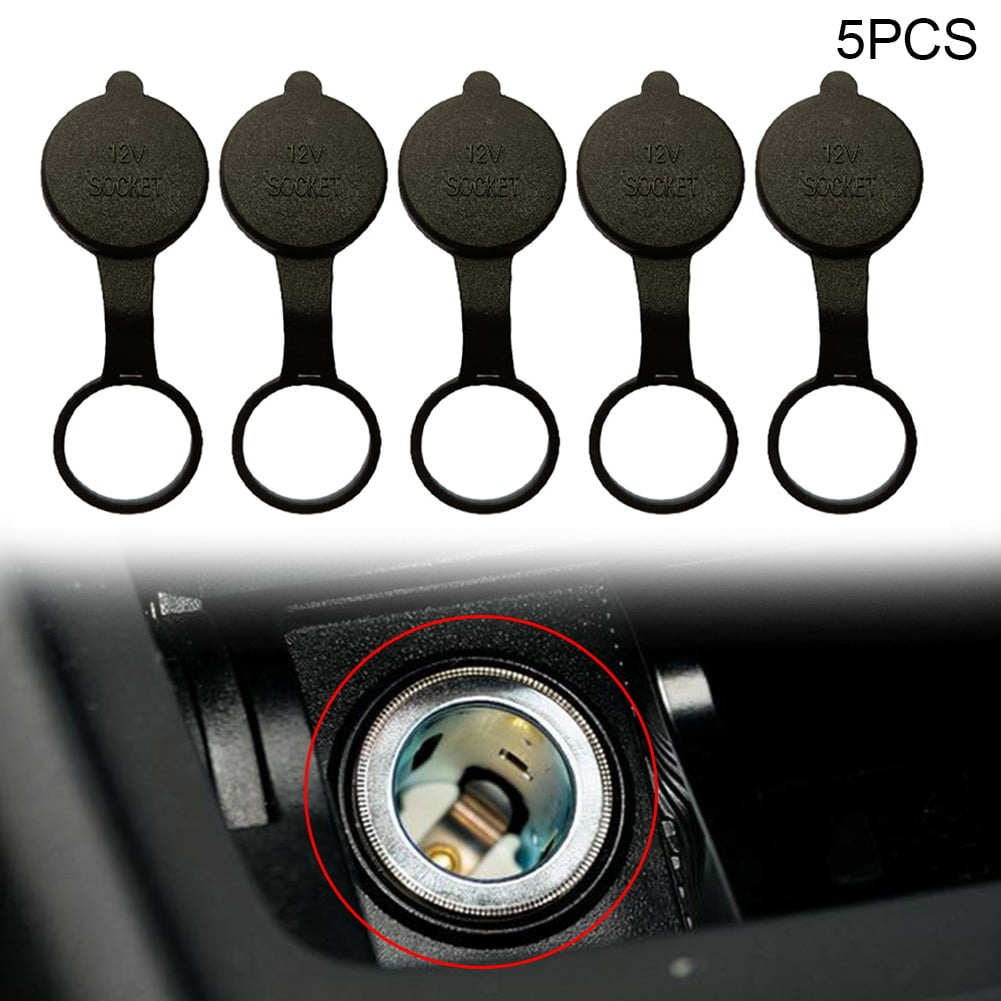 5X Universal Car Lighter Socket Cover 12V Outlet Lid Waterproof Cap ...