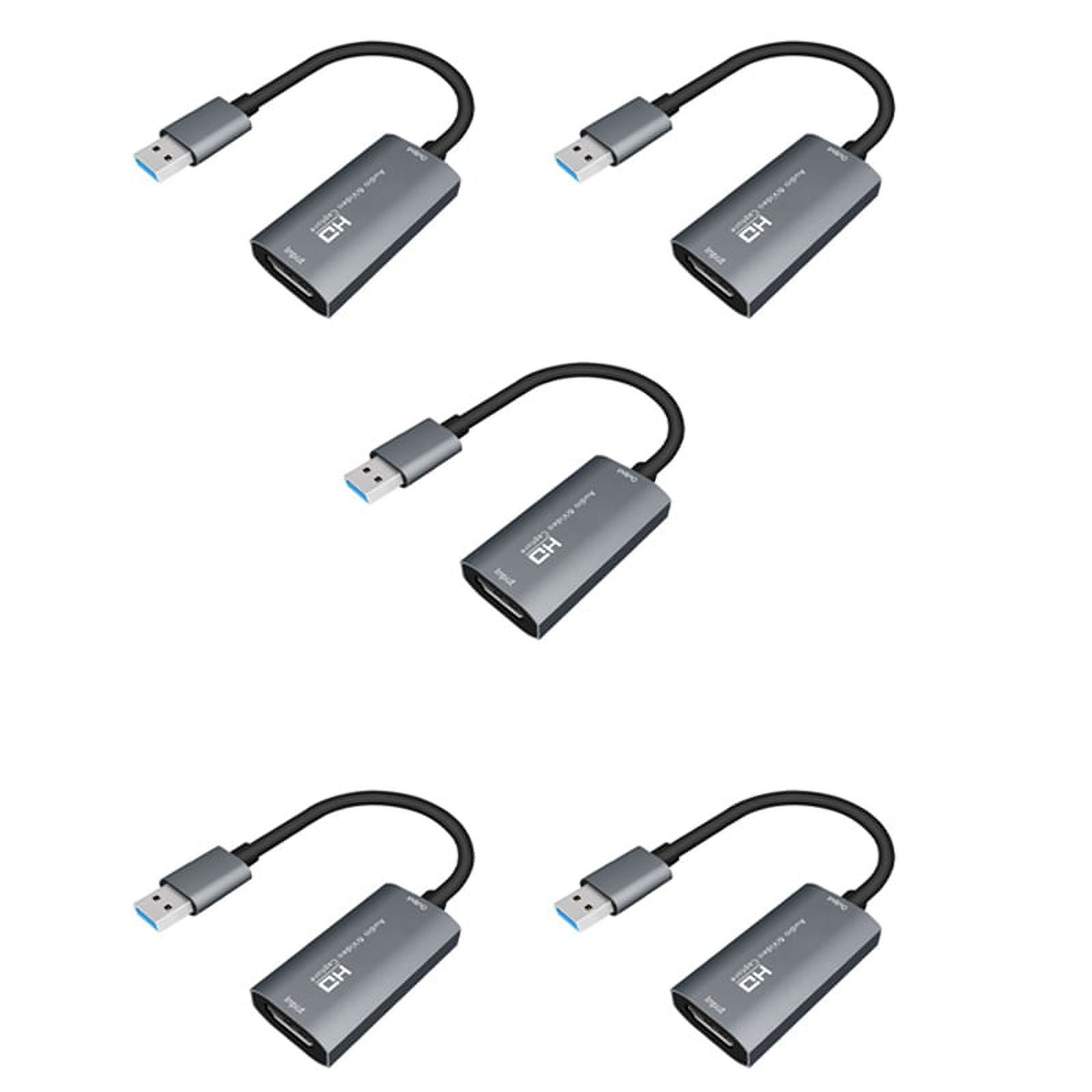 5X Video Capture Card USB 3.0 HD Audio Capture Card 4K 60FPS Game Real ...