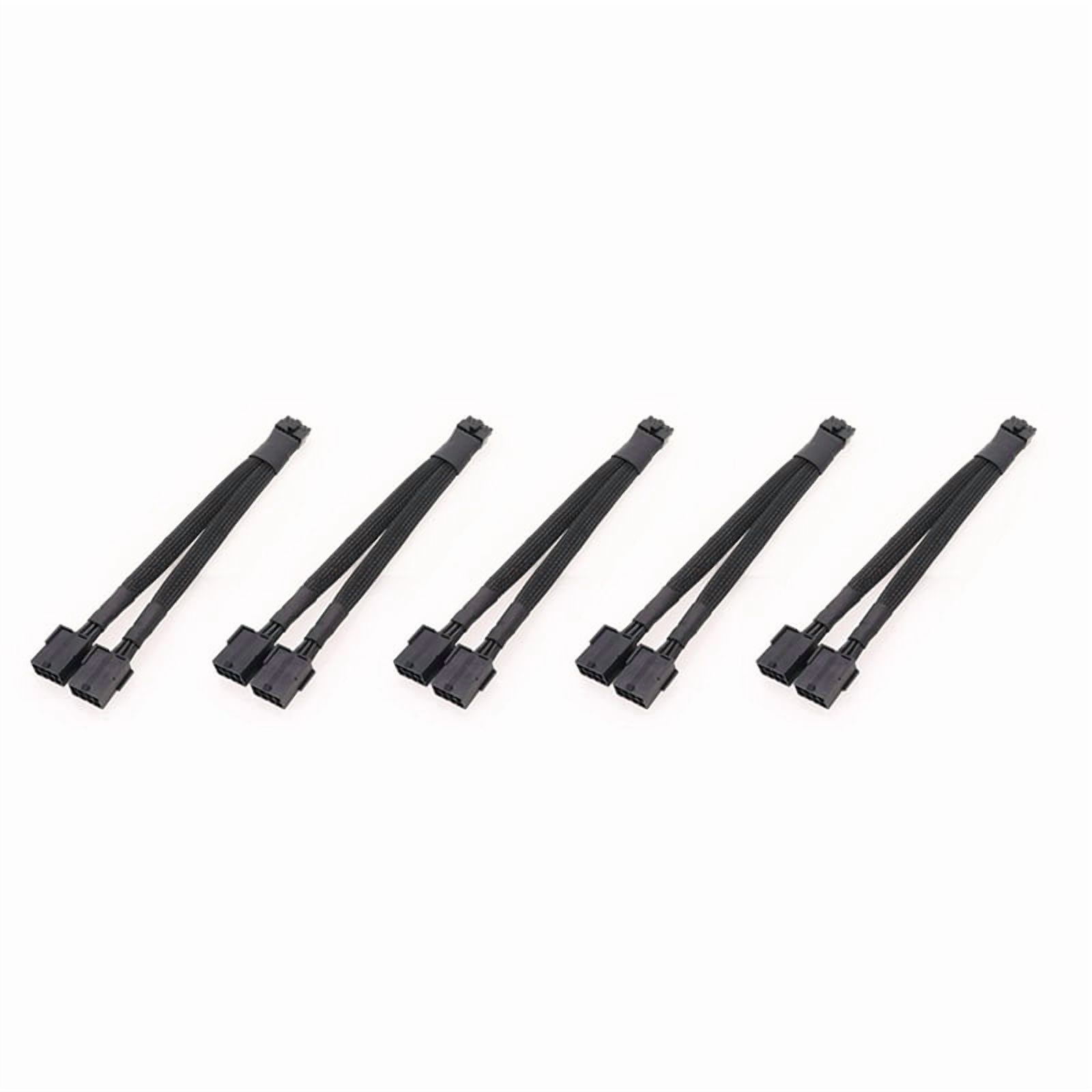 5X Video Card 12VHPWR PCIe 5.0 12 Pin to Dual GPU PCIE 8-Pin Cable for ...