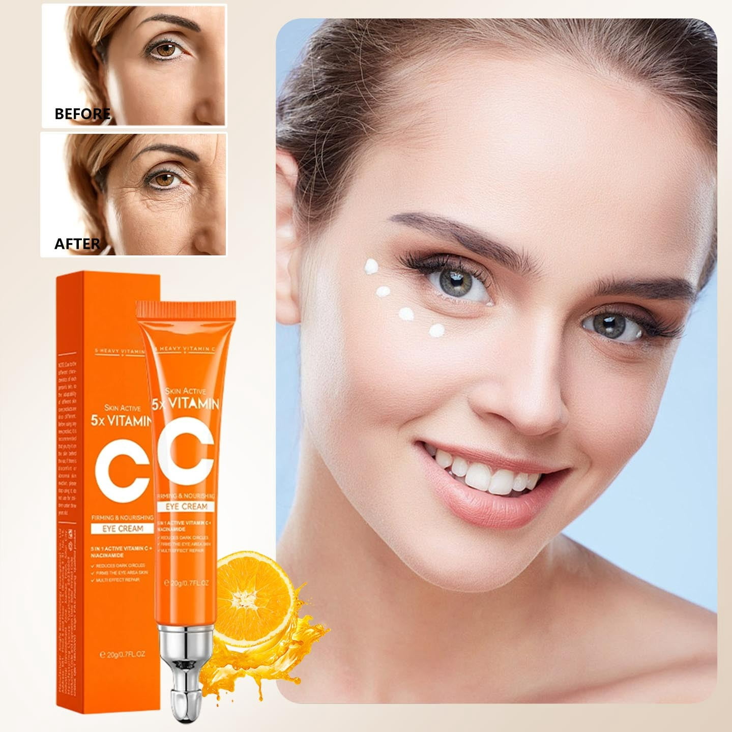 5X Vitamin C Skin Care Series,Glow Kit with Facial Cleanser,Vitamin C ...
