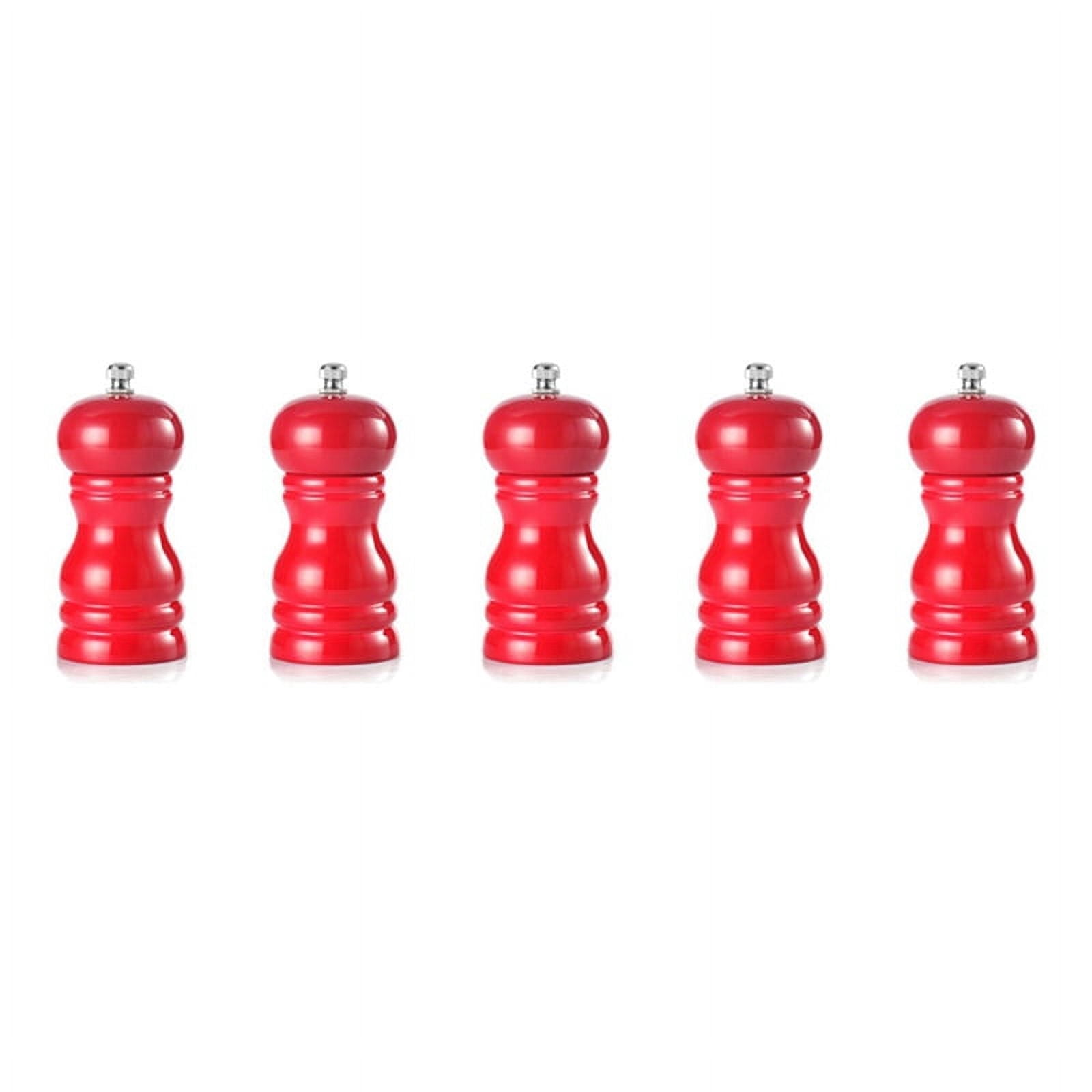5X Wood Salt and Pepper Grinder Set Manual Pepper Salt Mill Shaker ...