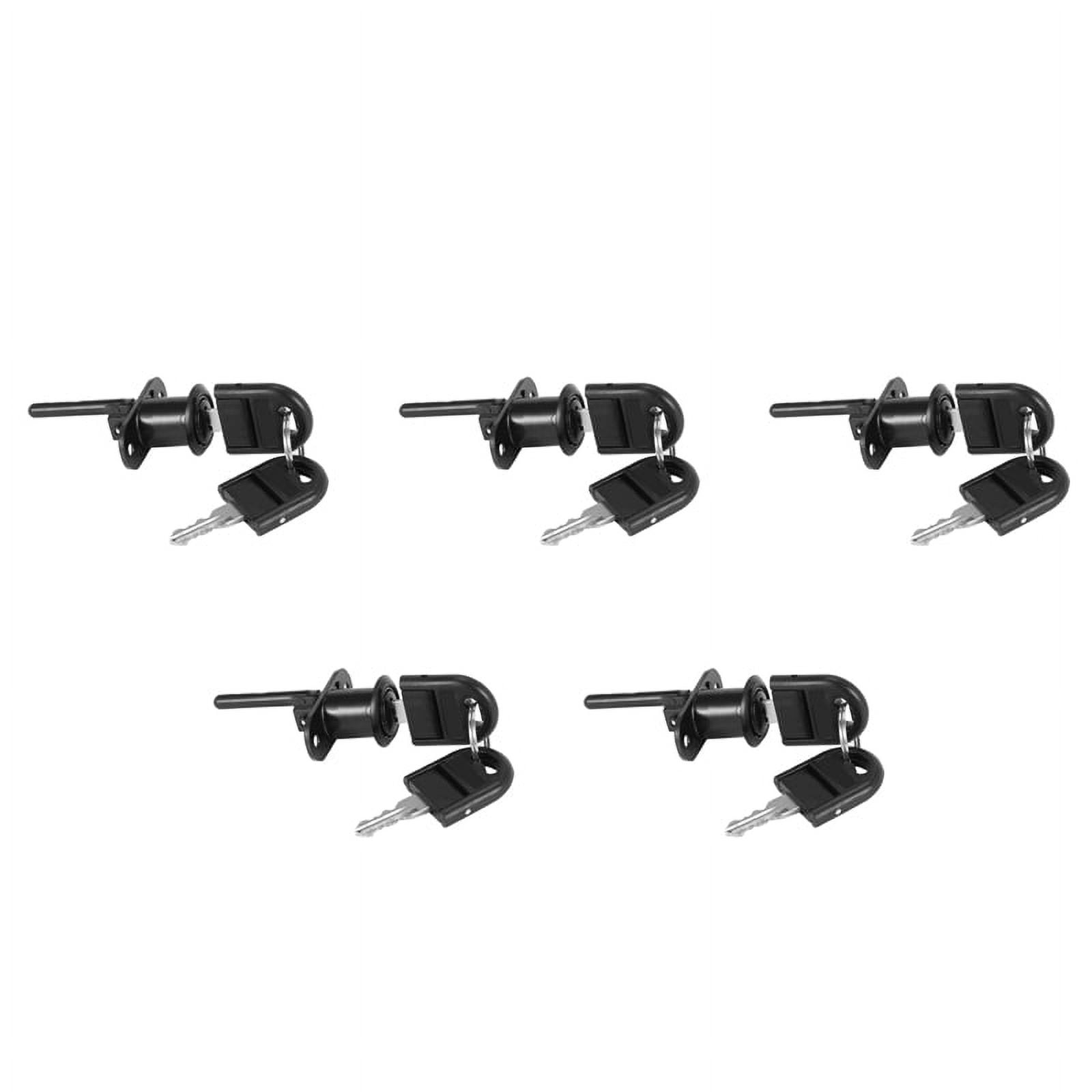 5X Zinc Alloy Computer Desk Cabinet Mailbox Drawer Cupboard Locker Cam ...