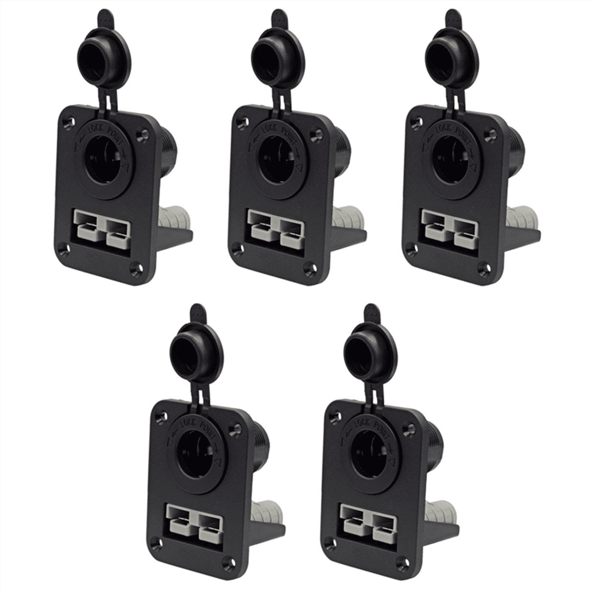 5X for Anderson Plug C-Igarette Lighter Socket Charger Flush Mount ...