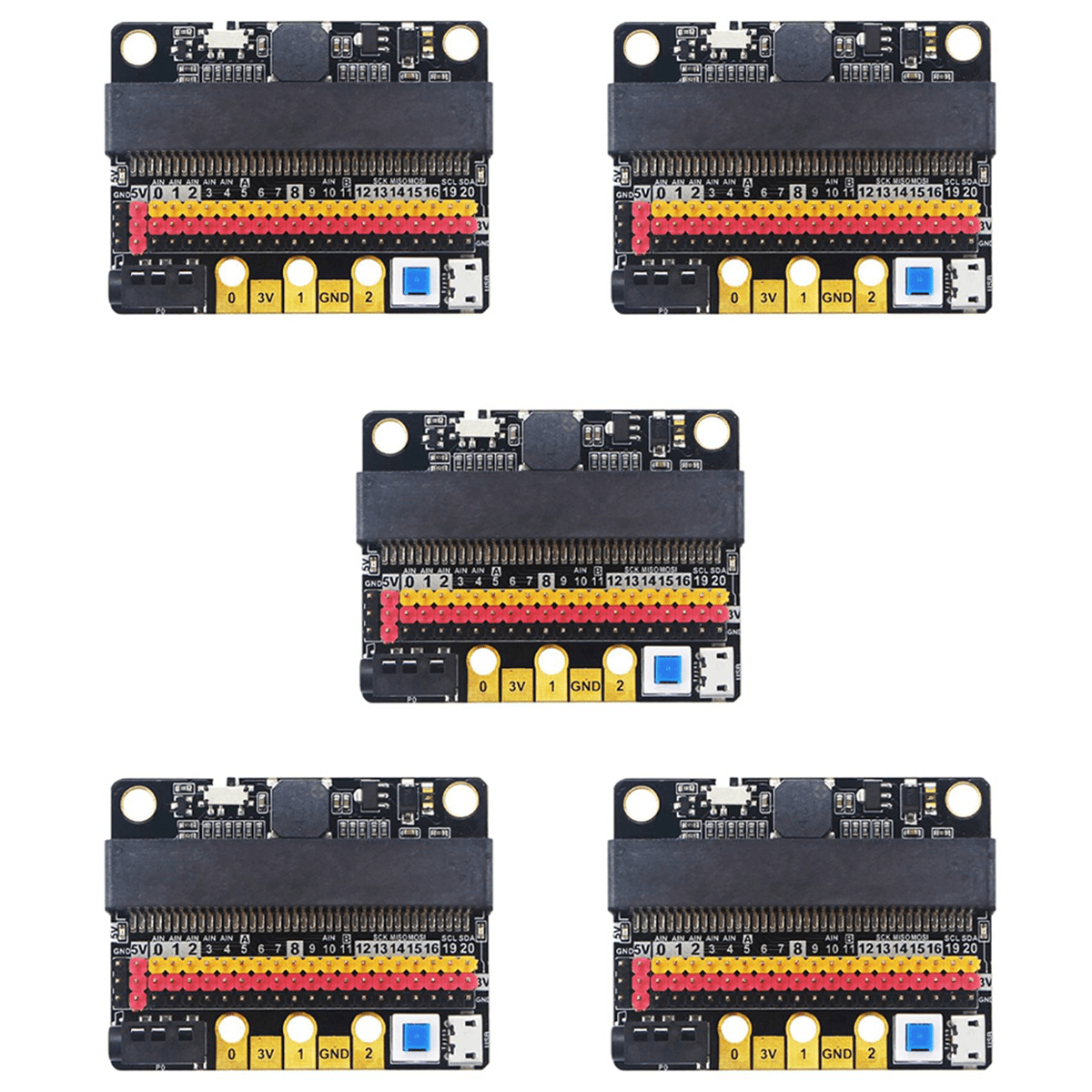 5X for Microbit Expansion Board IO BIT V2.0 Horizontal Adapter Plate ...
