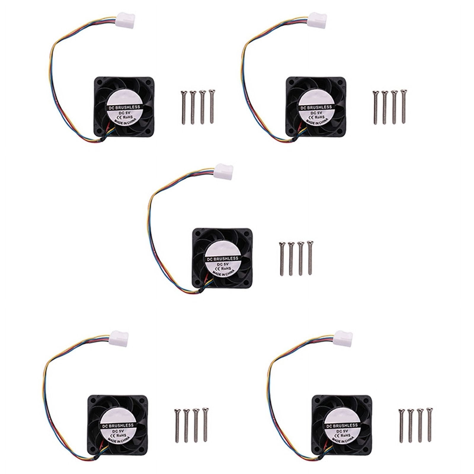 5X for Nano Cooling Fan 5V, 4PIN Reverse-Proof,PWM Speed Adjustment ...
