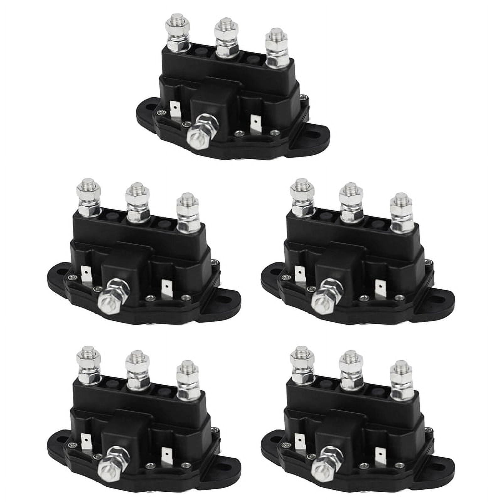 5X for Winch Motor Reversing Solenoid 12V DC Contactor Relay Switch ...