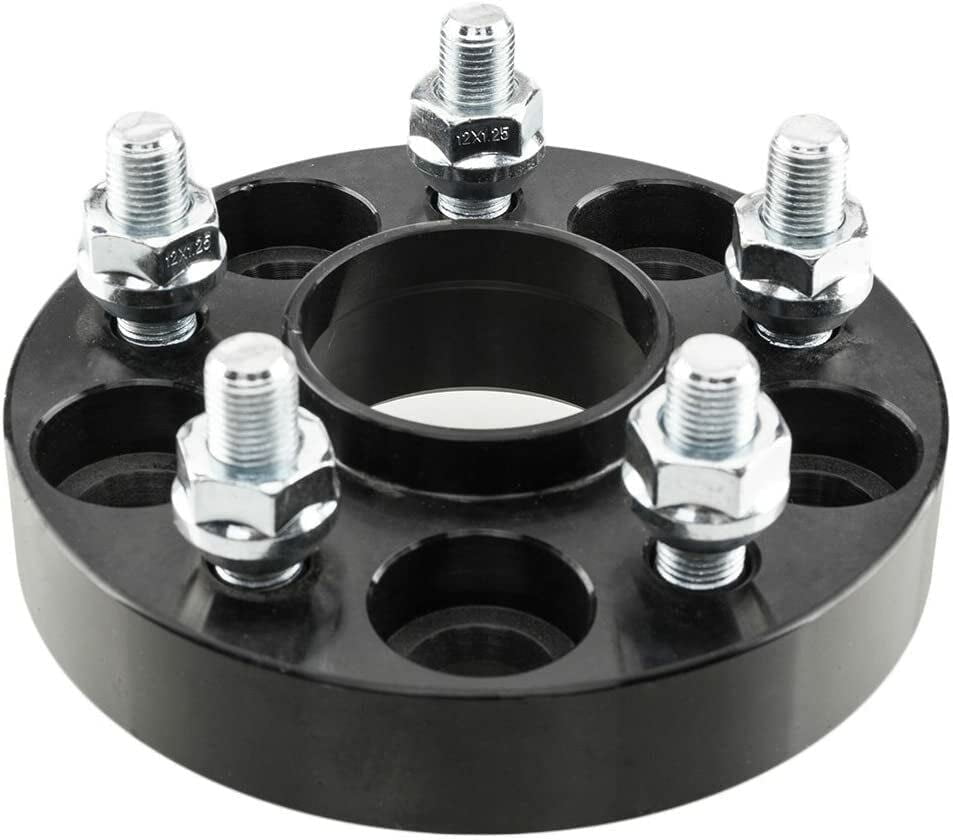 5X120 Hubcentric Wheel Spacers 1" Inch Compatible with Chevy Buick Cadillac Cars 14x1.5 Grade 12 ...