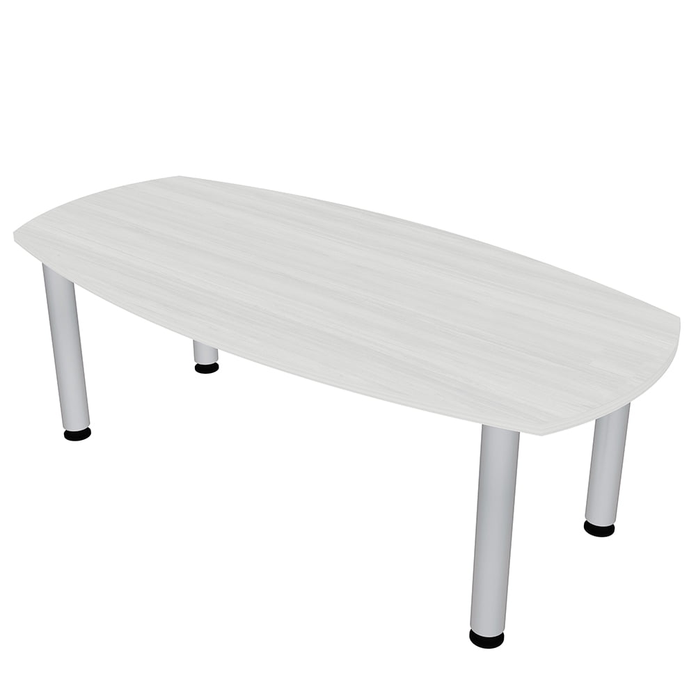 5X3 Arc Boat Shaped Meeting Table With Post Legs Data And Electric ...