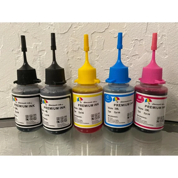 5X30Ml Refill Ink For Canon Pg-210 Pg-210Xl Cl-211 Cl-211Xl Ink Cartridge Mp250 - Walmart.com