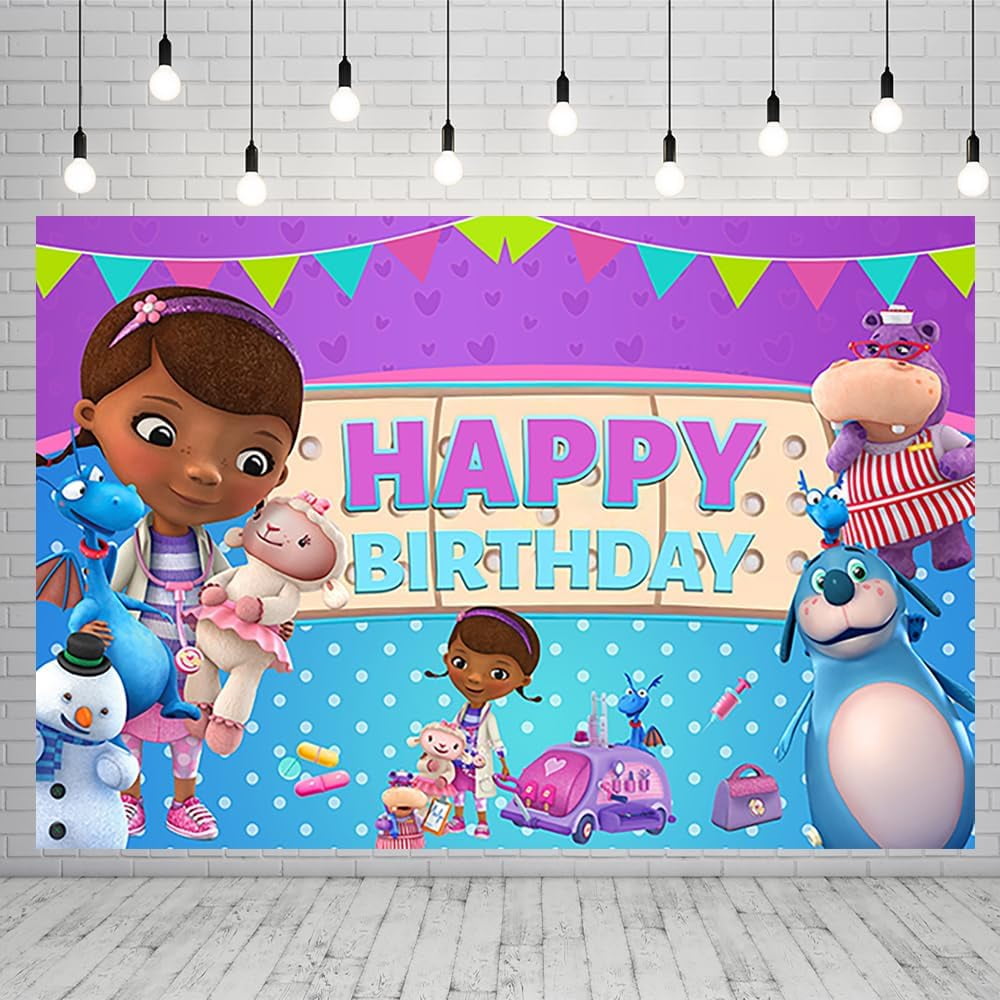 5X3FT Doctor Backdrop for Party Supplies 5x3ft Birthday Banner Baby ...