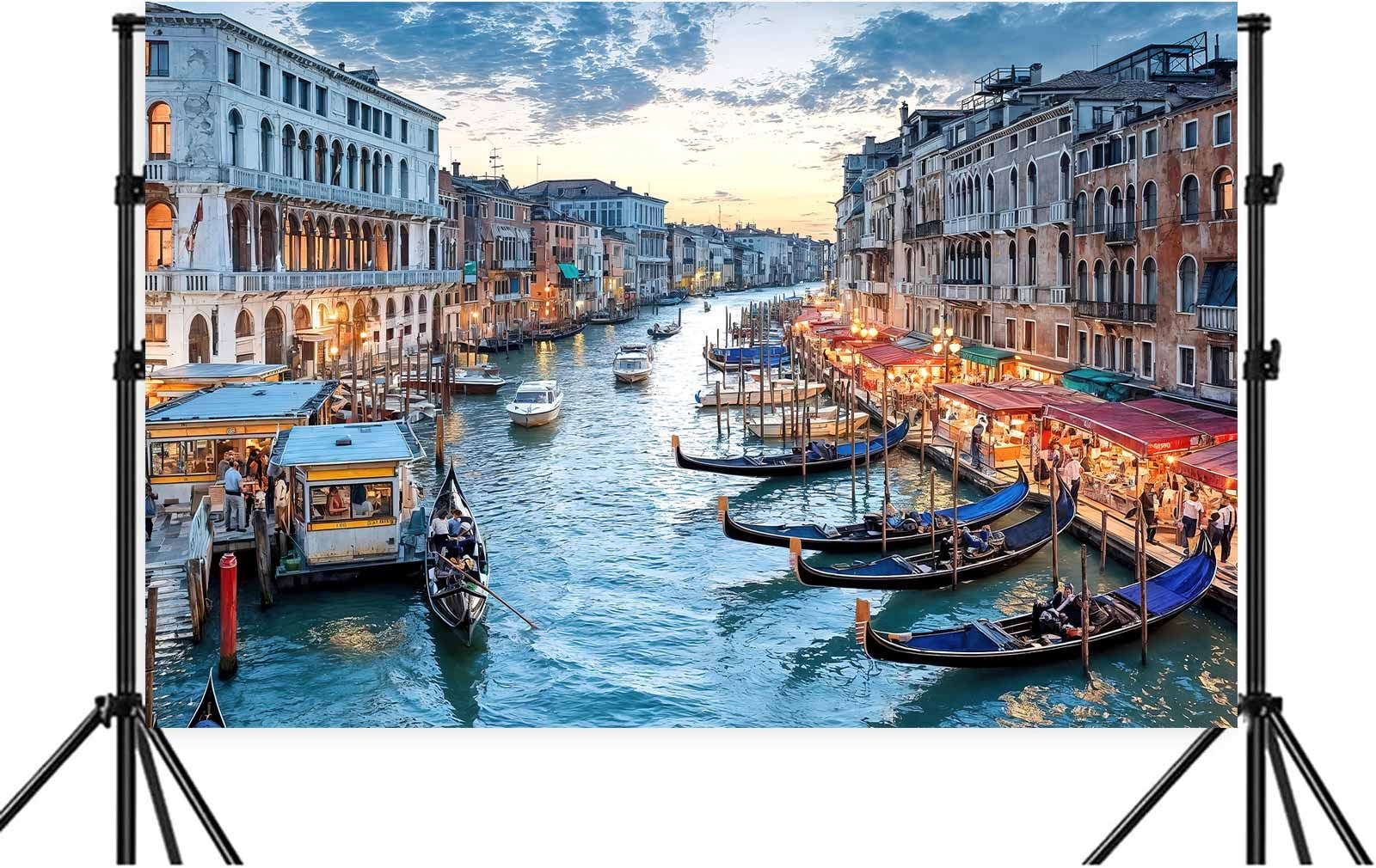 5X3ft Venice City Backdrop for Photography Italy Watery City Canal ...