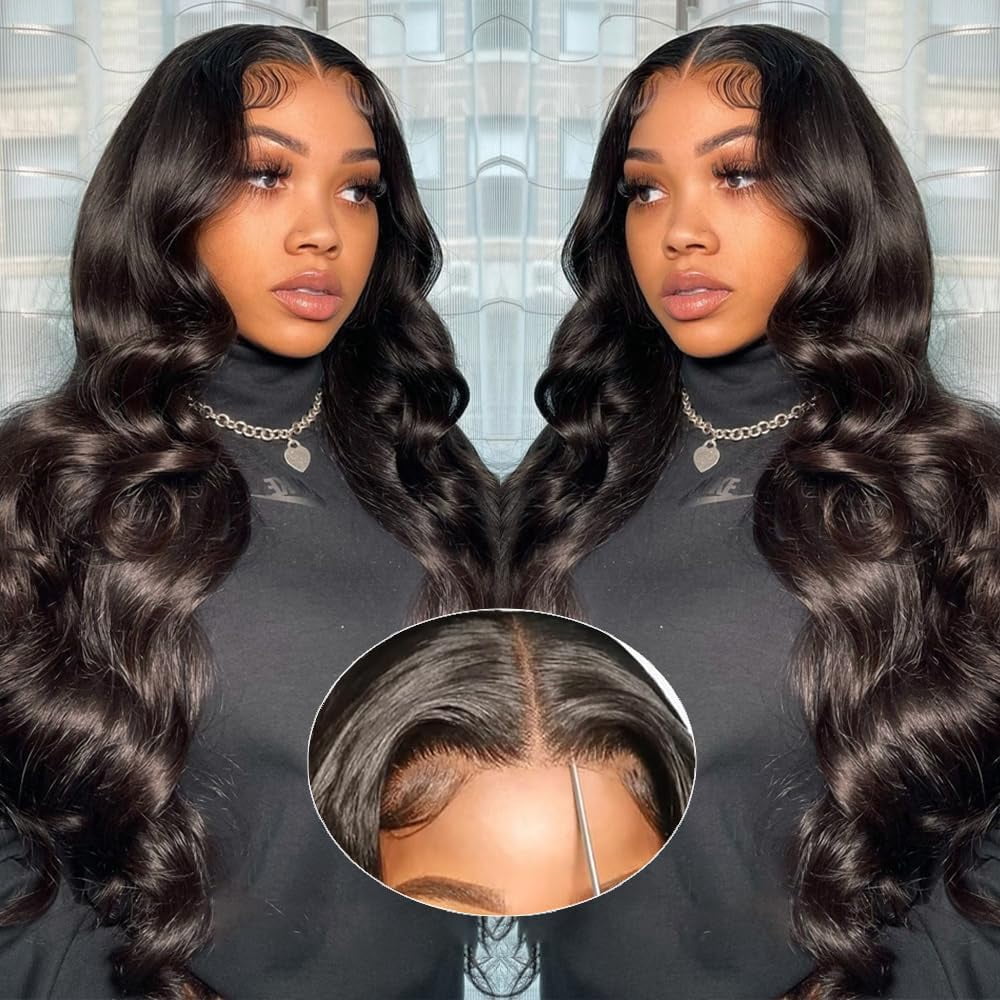 5X5 HD Lace Closure Wigs Human Hair Wear and Go Glueless Wigs Human ...