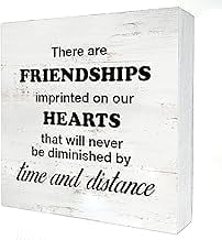 5X5 Inch Funny Friendships Wooden Box Sign Desk Decor There Are ...