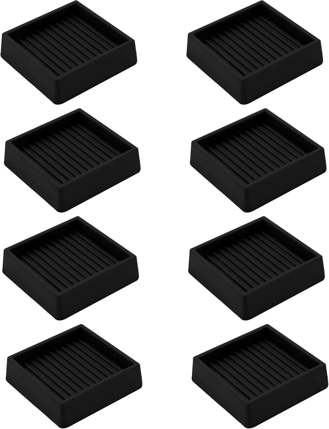 5X5 Rubber Caster Cups, Non Slip Furniture Pads, Anti-Slip Gripper ...