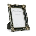 5X7 Black Gold Carve Picture Frame for Tabletop or Wall Display ...