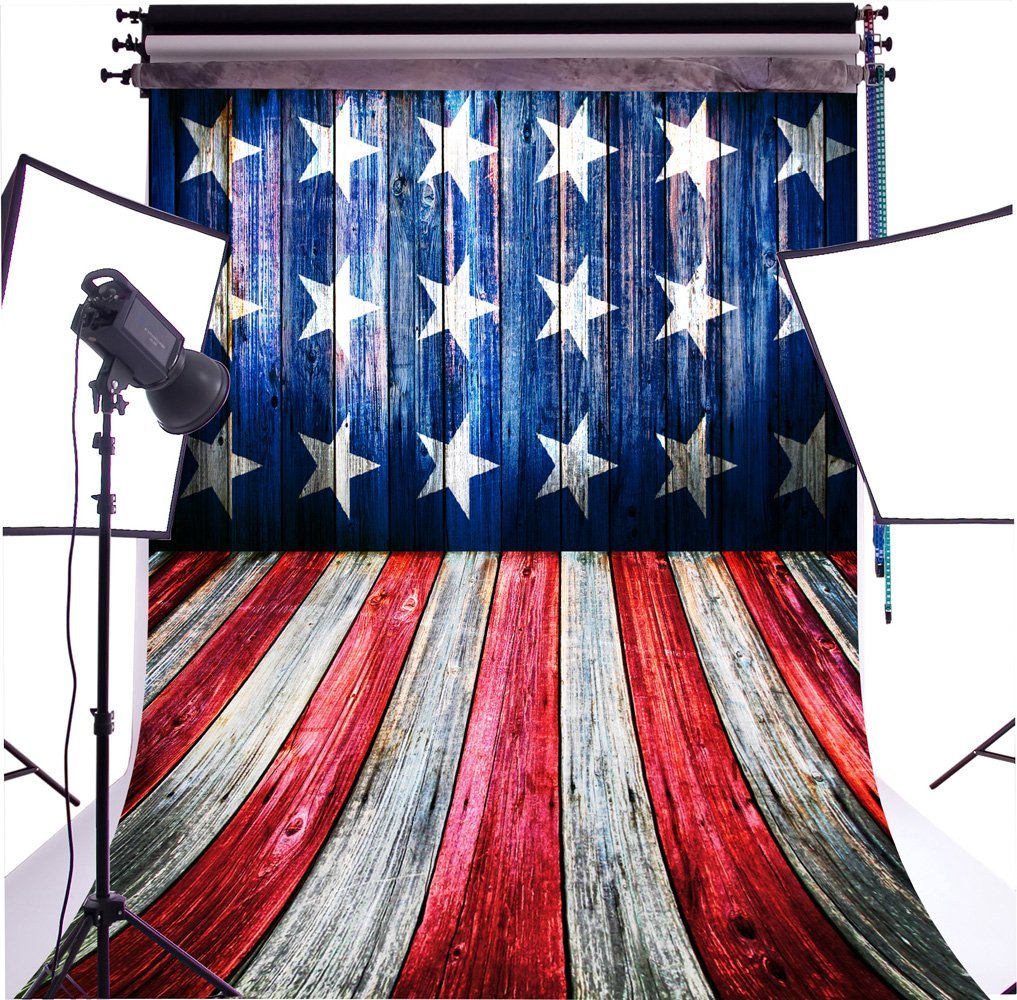5X7ft Attractive American United Stated USA Flag Backdrop Indoor Studio ...