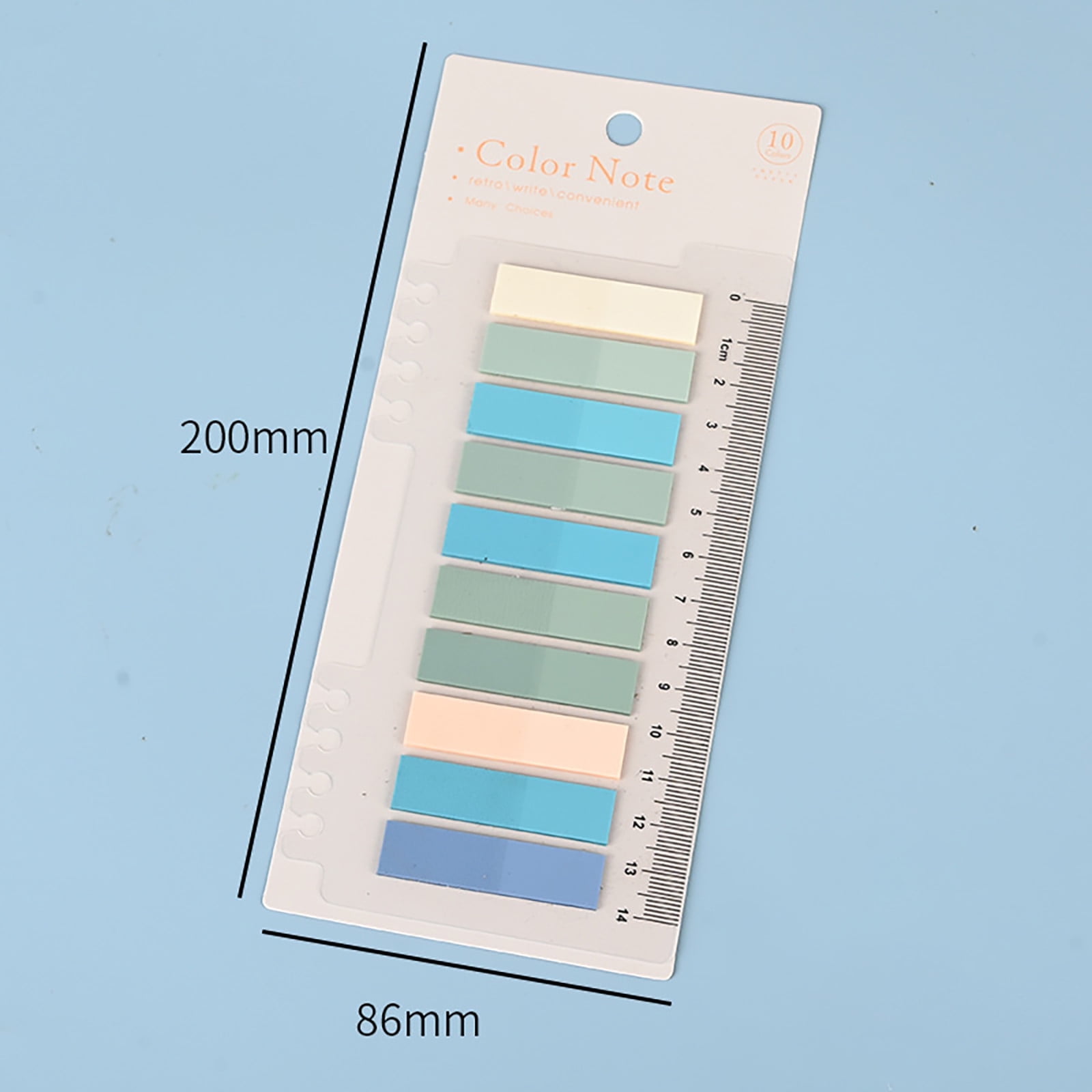 5X8 Sticky Notes Index Marker Sticker Morandi Translucent Creative ...